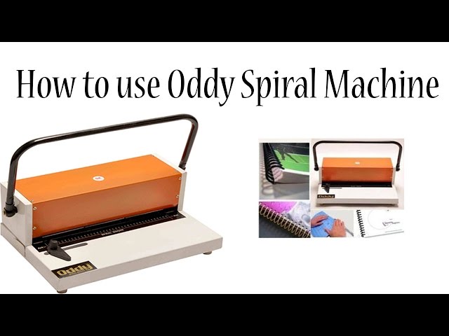 Manual Spiral Binding Machine - ODDY SPIRAL BINDING MACHINE SBM 12 SBM 15 SBM 18 Wholesale ...