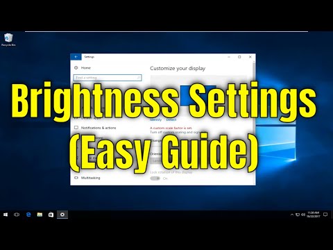 How To Adjust Screen Brightness In Windows 10