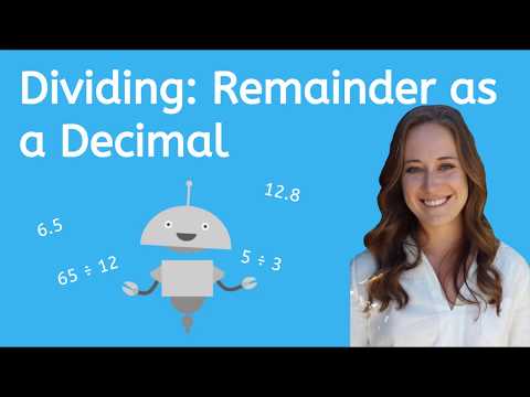 How to Show Remainder as a Decimal