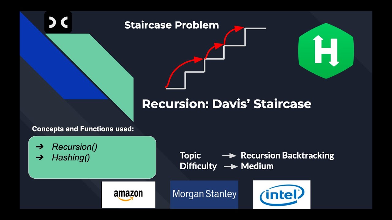 Recursion: Davis' Staircase | HackerRank | Recursion and Backtracking | Interview