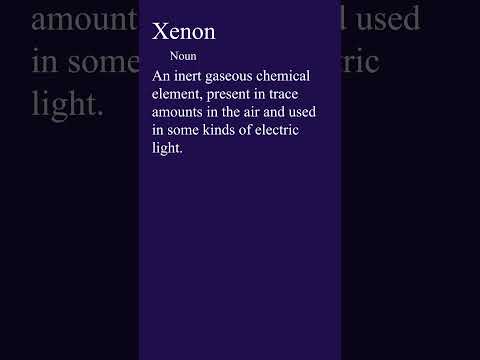 Definition - Xenon