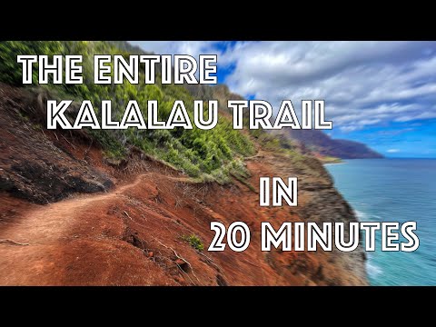 The Entire Kalalau Trail in 20 Minutes in 4K