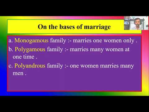 FAMILY – meaning ,definition , characteristics ,types ,functions - - Online Lecture,