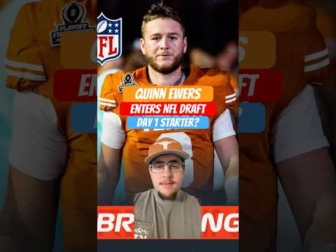 Texas QB Quinn Ewers OFFICLALY DECLARES for NFL Draft #texas #ewers #nfl #2025 #shorts #fyp #usa #yt