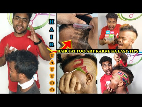 Top Haircut & Hair Tattoos Art / Step by Step tutorial