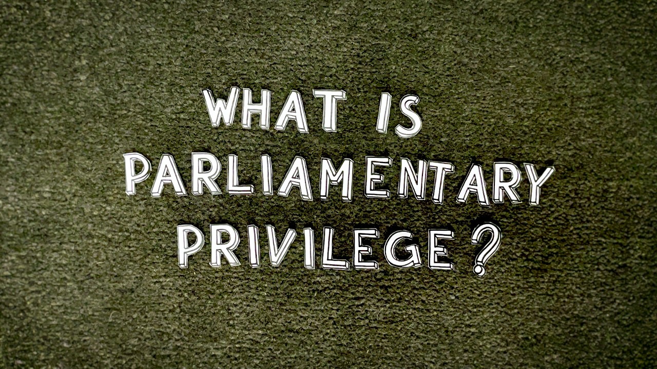 What is Parliamentary Privilege?