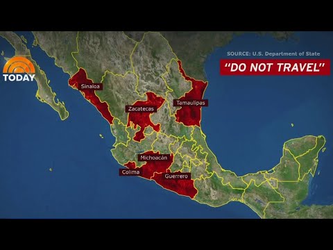 Warning issued for travel to Mexico