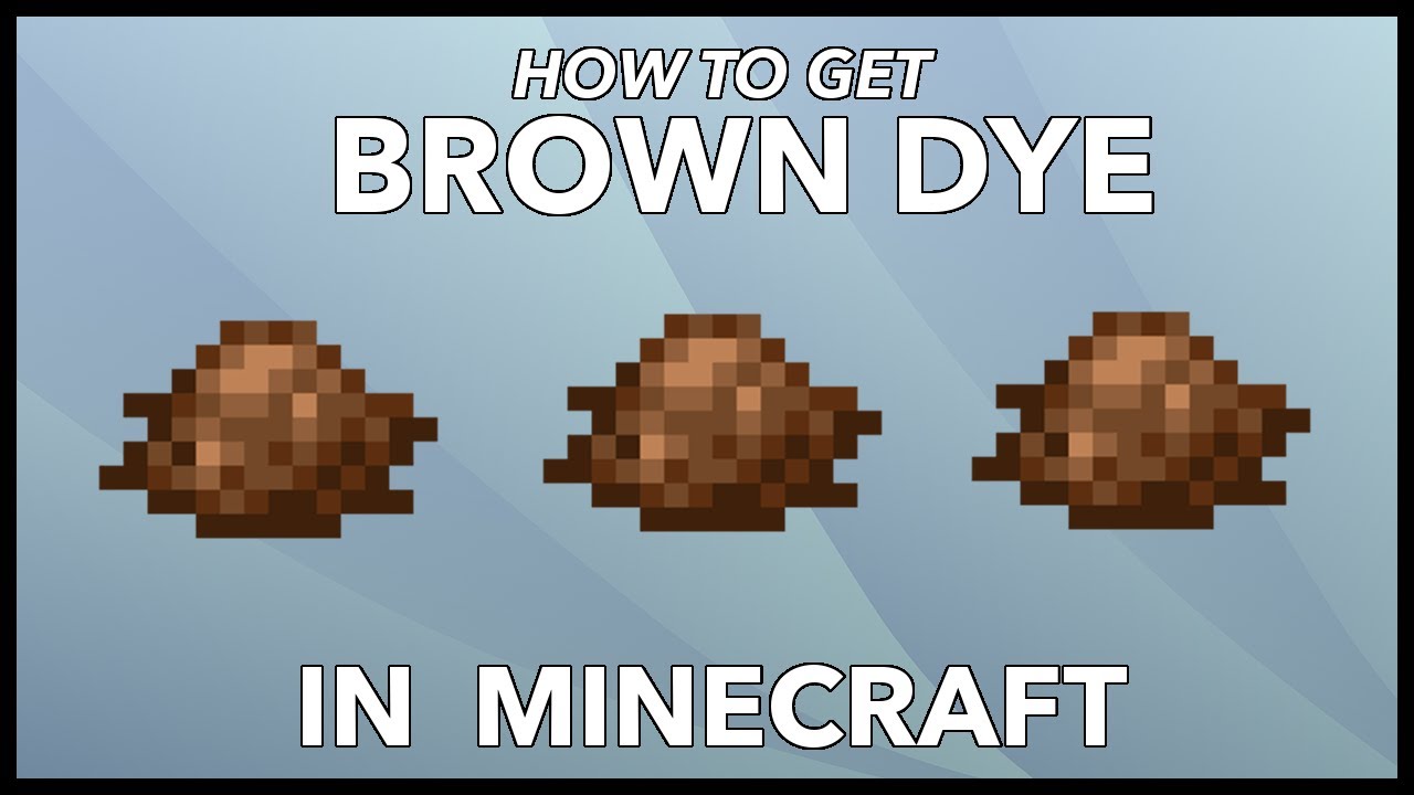 Minecraft Brown Dye: How To Get Brown Dye In Minecraft?