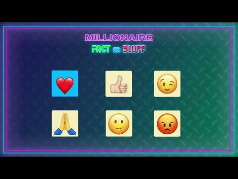 GAME 2 : Millionaire Fact or Bluff Because? (Public Speaking)
