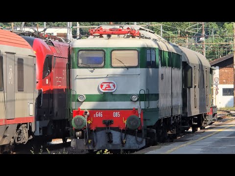 E 646 085 ex Ferrovie dello Stato,tornata nella magnifica colorazione Verde Magnolia Fondazione Fs