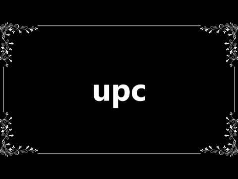 Upc - Definition and How To Pronounce
