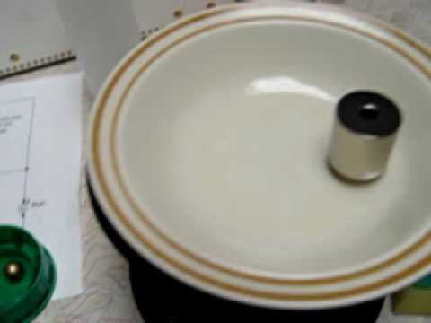 Paramagnetic Materials Spinning in a Magnetic Field (Experiment)