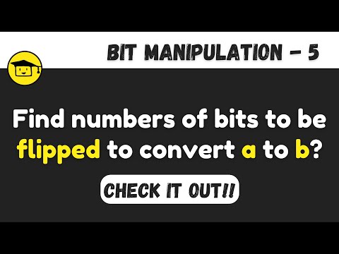 Count number of bits to be flipped to convert a to b