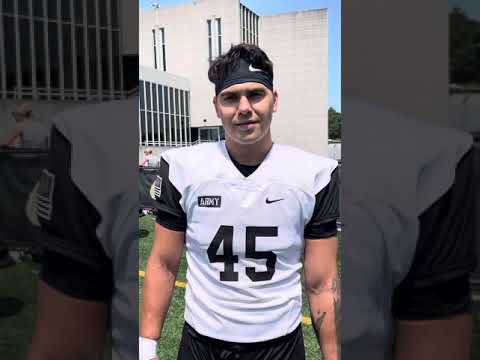 2023 Army Football Preseason Camp | Spencer Jones