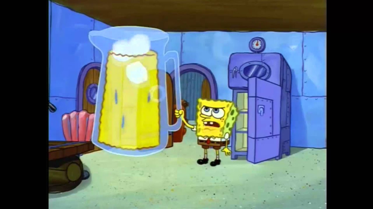 spongebob says this is an extreme thirst