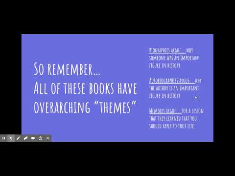 Arguments in Biography, Autobiography, and Memoir - Google Slides