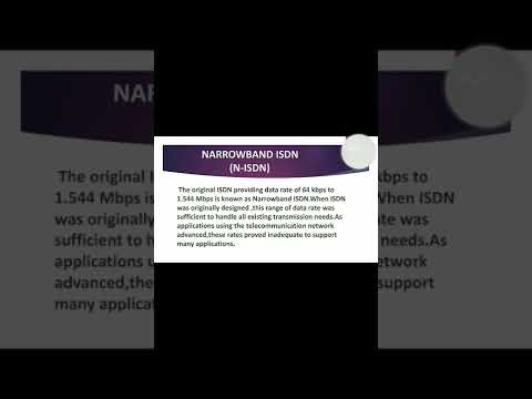 Introduction to ISDN