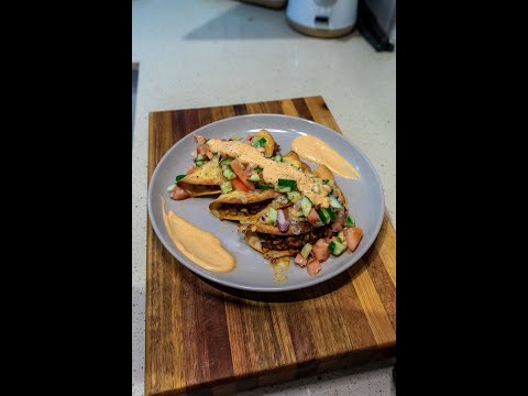 Vegbitez does HelloFresh: Mexican Cheesy Bean Quesadillas (In 60 Seconds)