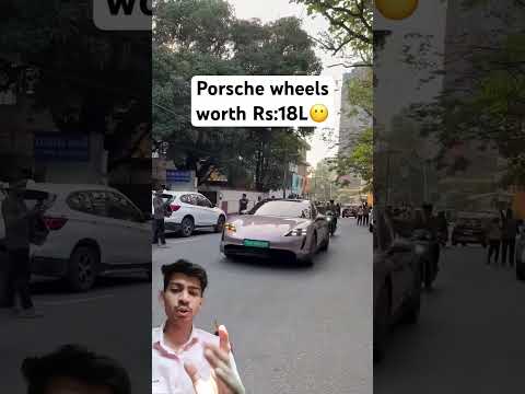 Porsche wheel worth 1800000 #motivation #automobile #travel #love #mahindrascorpioclassic