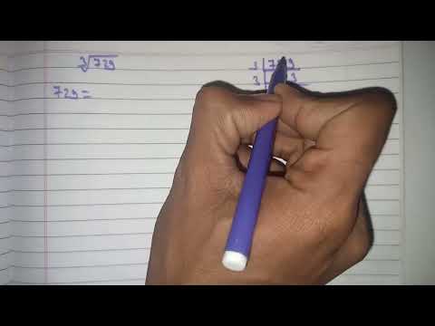 Cube Root of 729 by Prime Factorization Method