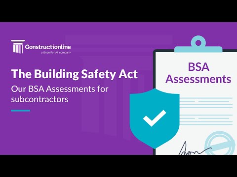 Building Safety Act Assessments by Constructionline: What are they?