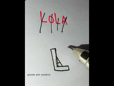 Lola Name Logo🔥😎❤️#shorts#youtubeshorts