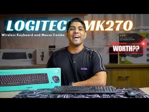My new Mouse and keyboard | Logitech MK270 Wireless Combo
