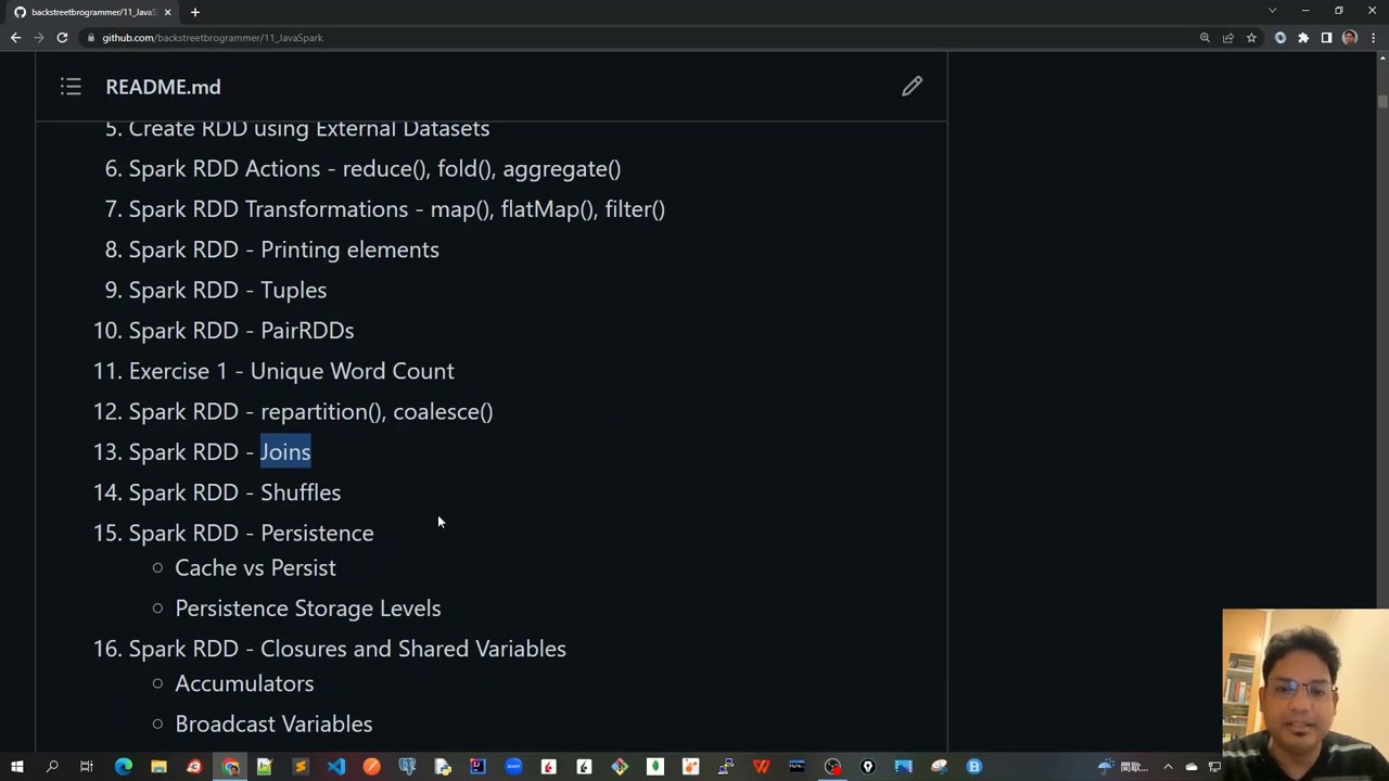 02 - Apache Spark for Java Developers - Table of Contents