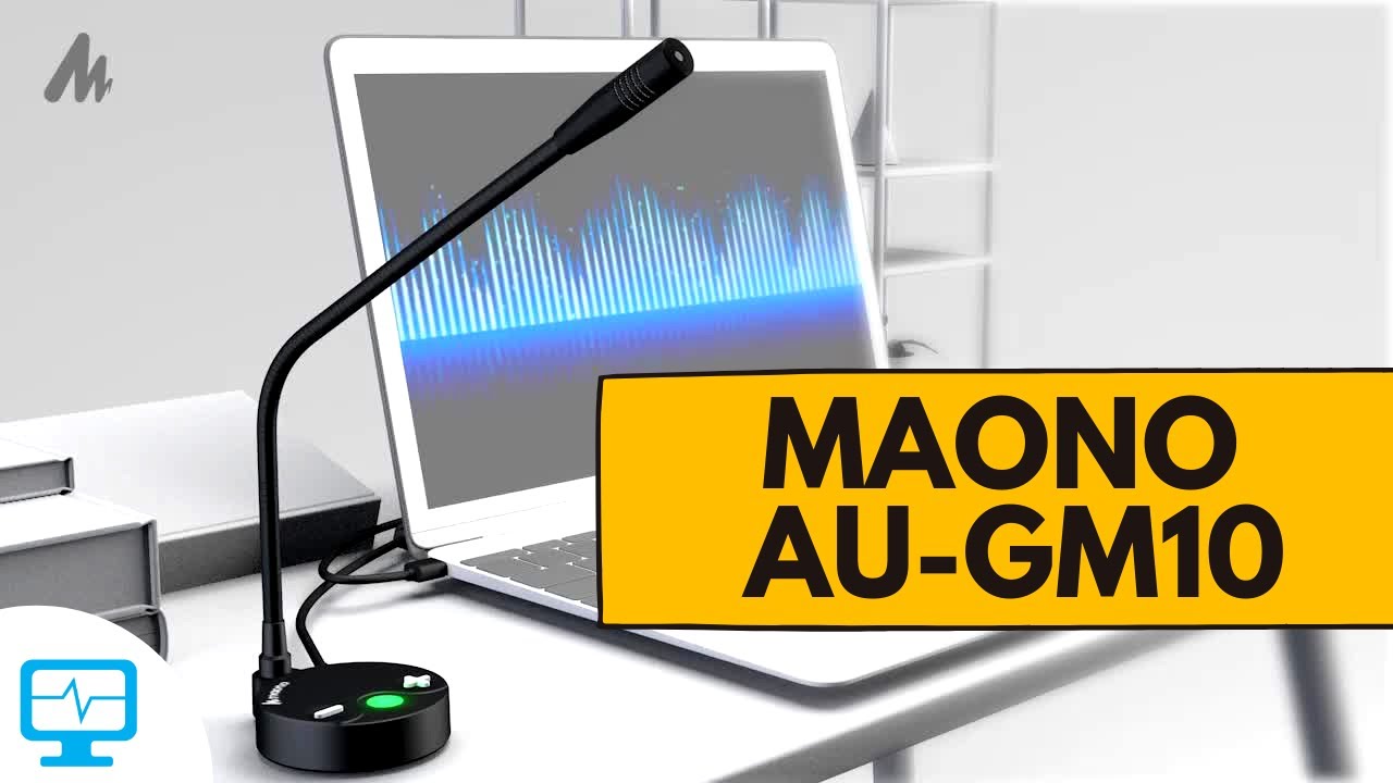 The BEST USB Condenser Micro for ZOOM, Conferences or Gameplays | Maono AU-GM10 | 🎙 Unboxing/Review