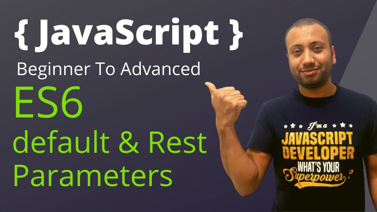 javascript bangla tutorial 66 : default and rest parameter