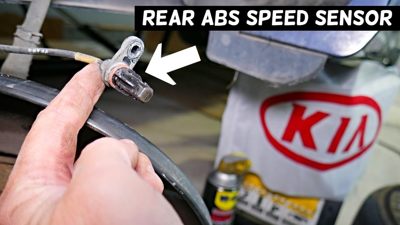 KIA REAR ABS SENSOR WHEEL SPEED SENSOR LOCATION REPLACEMENT EXPLAINED