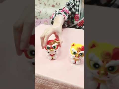Hello Kitty and Mimmy Chinese Lion Dance Costume