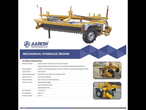 Mechanical Broom Sweeper - Mechanical Broom Latest Price, Manufacturers ...