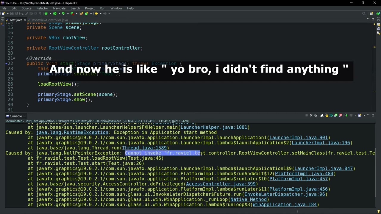 Easy way to load a Controller | JavaFX 19 | Eclipse