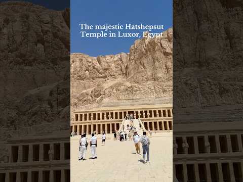 Hatshepsut Mortuary Temple in Luxor, Egypt #travel #egyptbestvacations #travel #exploreegypt #egypt