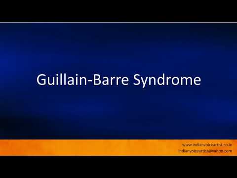 Pronunciation of the word(s) "Guillain-Barre Syndrome".