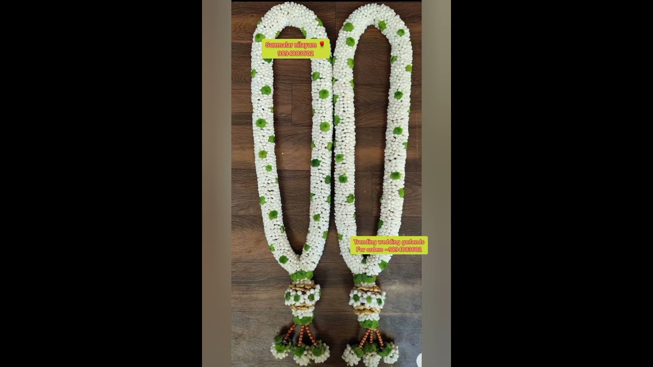 🌹wedding Royal look garlands collection's in best quality@low cost#flowers For Delivery -9894883602