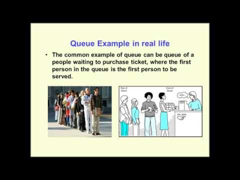 Queue in English
