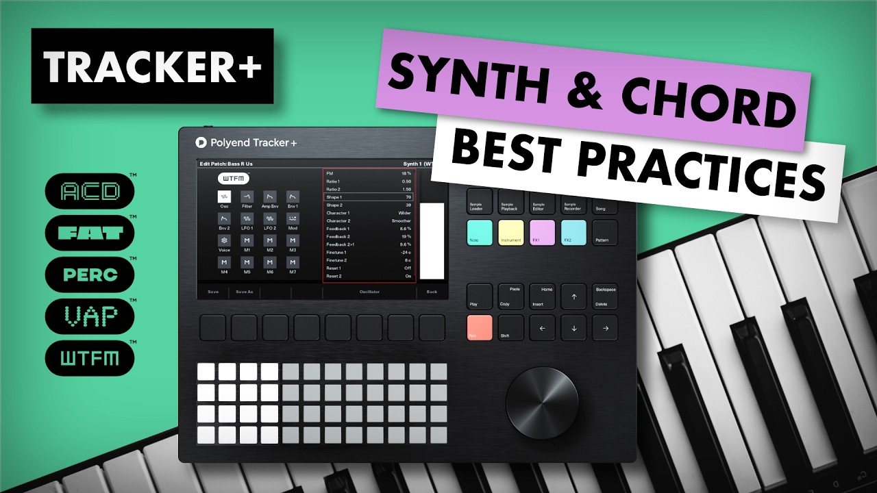 Getting comfortable with Tracker+ / Mini SYNTHS & CHORDS - General ...