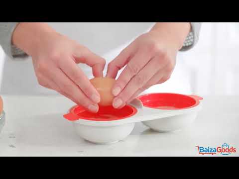 Microwavable Double Egg Poacher