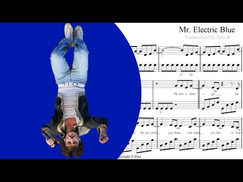 Benson Boone — Mr Electric Blue — Piano Sheet Music