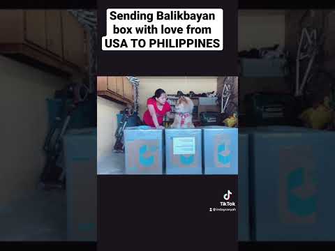 Sending Balikbayan Box from USA TO PHILIPPINES #shorts
