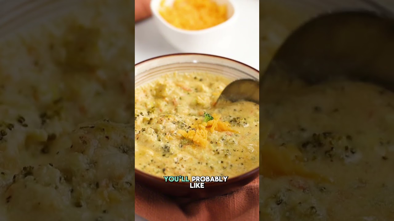 Broccoli Cheddar Soup #souprecipes #fallrecipes #easyrecipe