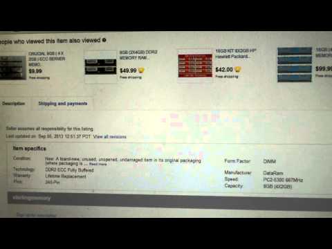 Some information to remember when looking for RAM: ECC or non-ECC?