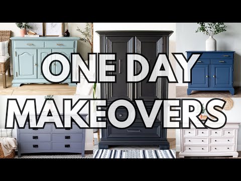 How to Paint Furniture the EASY WAY π 9 All IN ONE Paint Makeovers