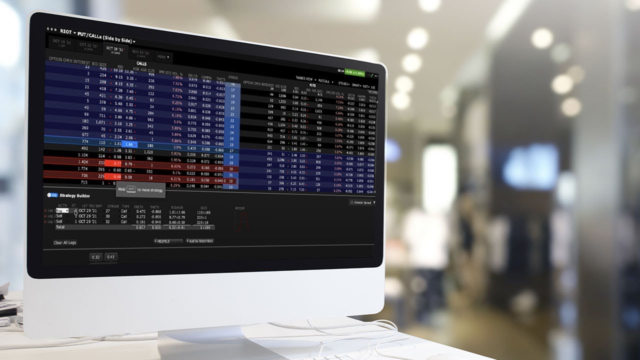 Using Strategy Builder in Mosaic - TWS Option Tools