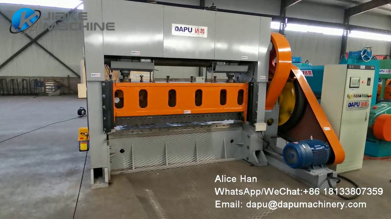 100T Expanded metal mesh machine/Expand metal fence making machine (PLC control)