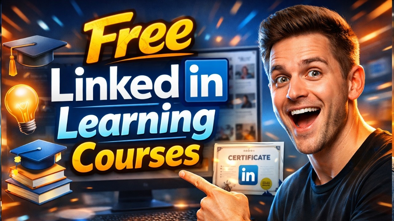 How to Use Free LinkedIn Learning Courses | Unlock LinkedIn Learning for Free - Easy Tutorial