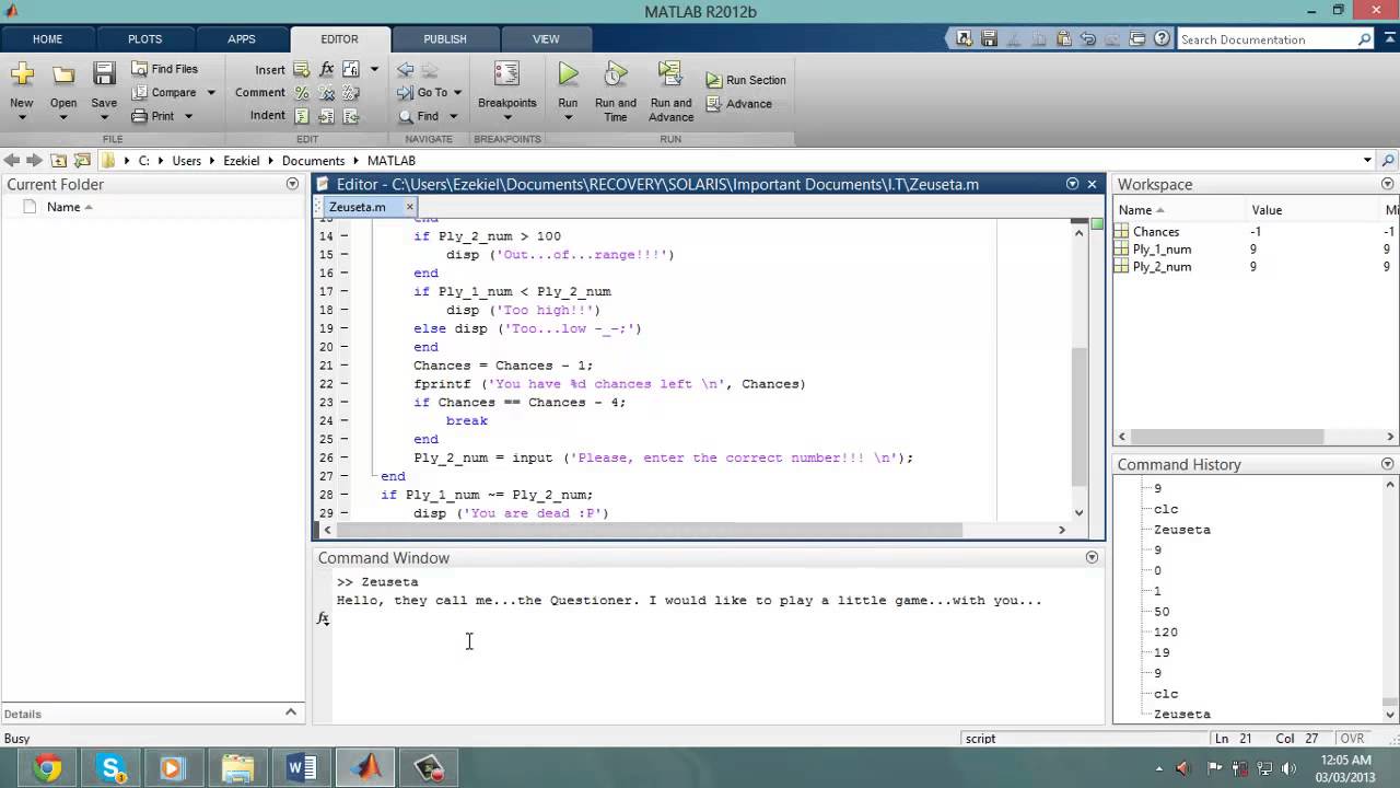 Guessing Game Algorithm