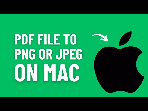How To Convert PDF to PNG or JPEG On Mac